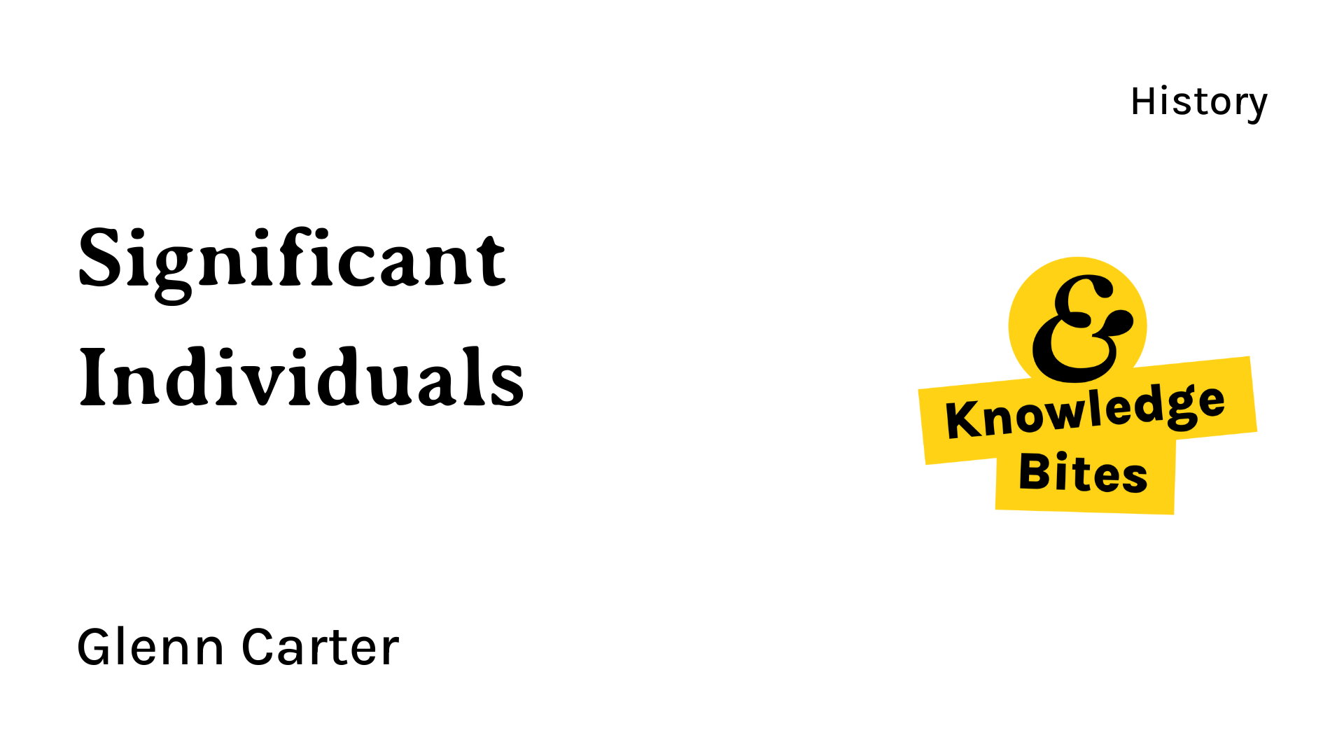 Knowledge Bites - The Teachers' Collection