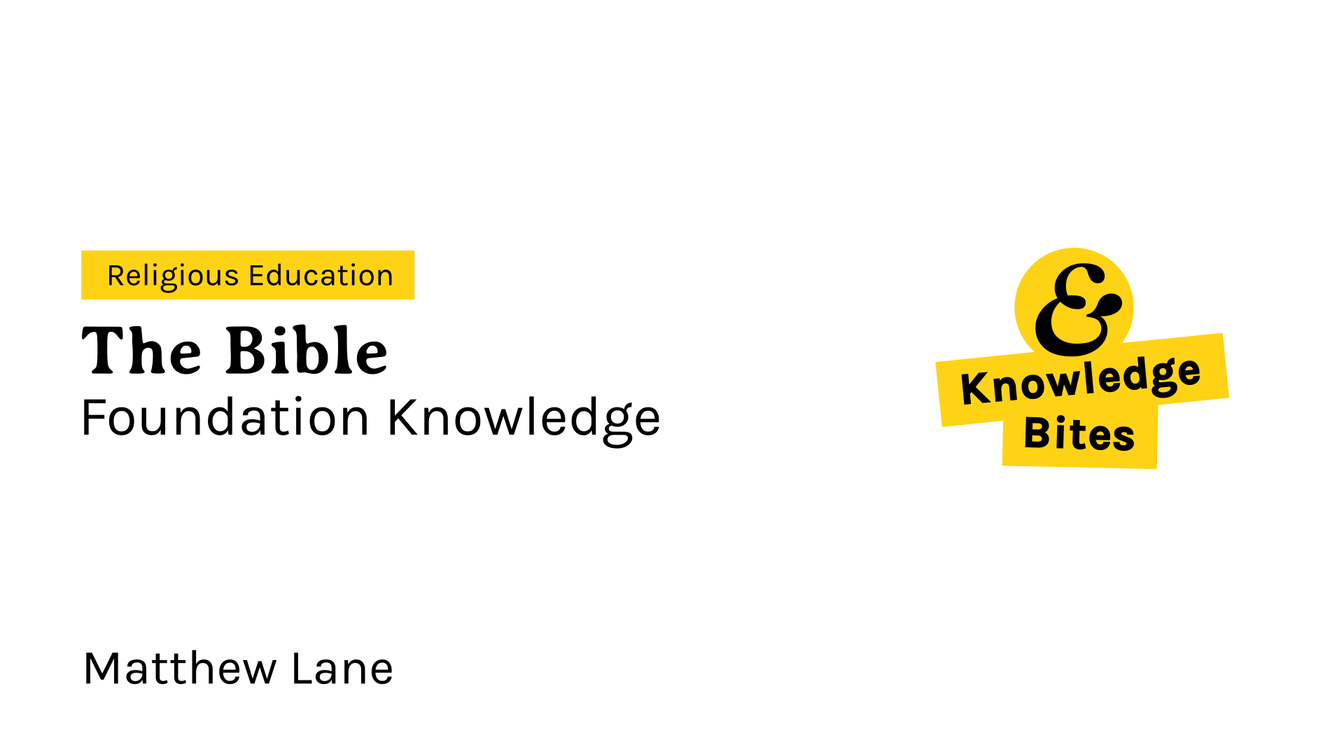 Knowledge Bites - The Teachers' Collection